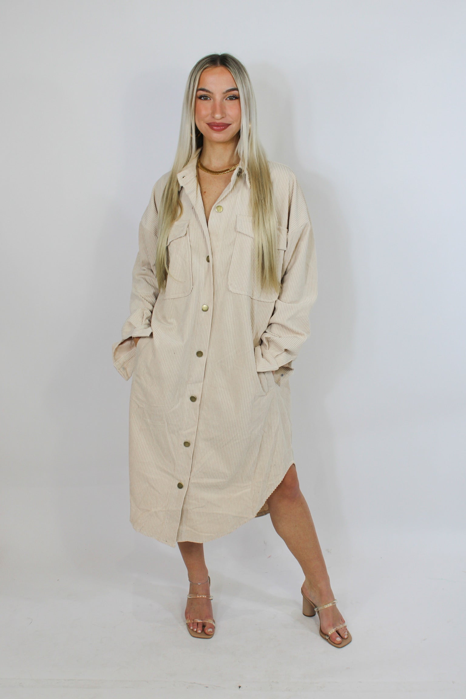 Irish Cream Long Shacket – Shopsisterology