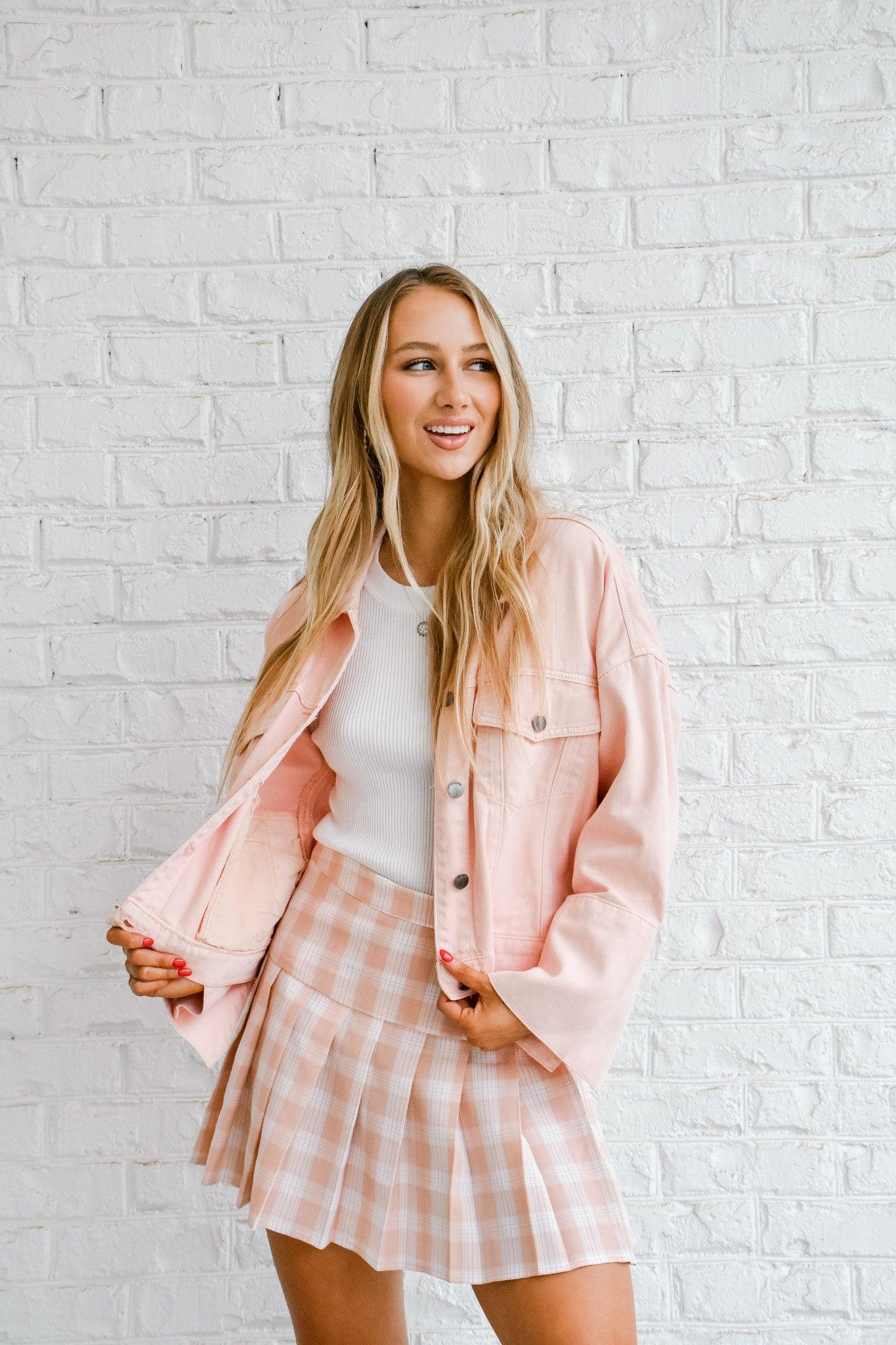 Pink Ladies Denim Jacket